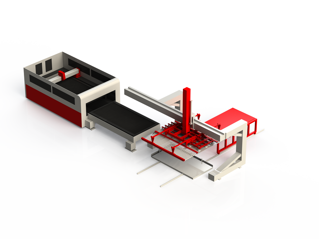 Automatic Metal Plate Vertical Loading And Unloading System from China ...